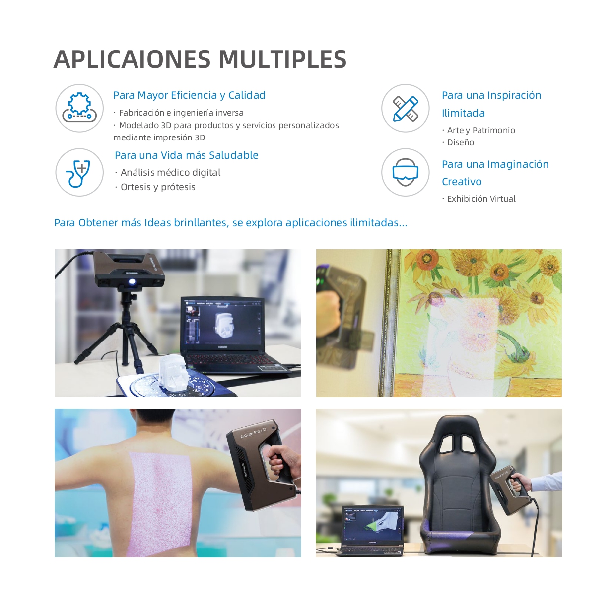 Escaner manual EinScan Pro HD Shining3D: ESCANERES 3D: : Bstar3D ...